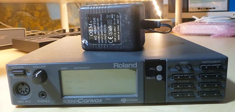 Roland SC-55 1990 - Roland Sound Canvas SC-55 MIDI Expander | Reverb