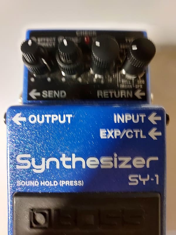 Boss SY1 Synthesizer Pedal 2022 - blue | Reverb