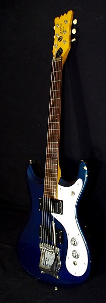 Mosrite Mark II/V 1968 Metallic Blue. "No Logo" ONLY 150 | Reverb