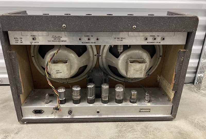 1950s Silvertone 1396 Amplifier Project | Reverb