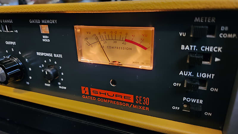 Shure SE30 Preamp/Mixer/Compressor - Recapped! | Reverb