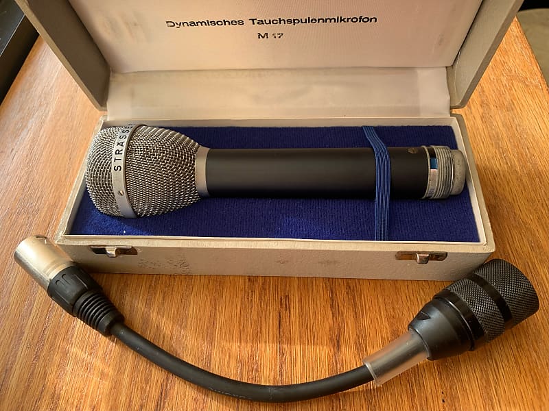 Beyerdynamic M69 Strässer M17 Vintage Dynamic Microphone with | Reverb