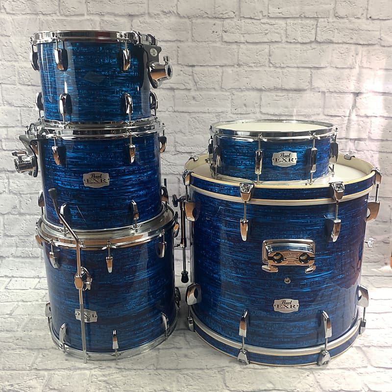Pearl EXR Export 5pc Blue Strata Drum Kit | Reverb