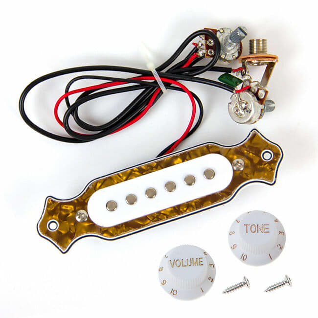 New Piezo Pickup Cable for Guitar Acoustic (Volume, Tone, | Reverb