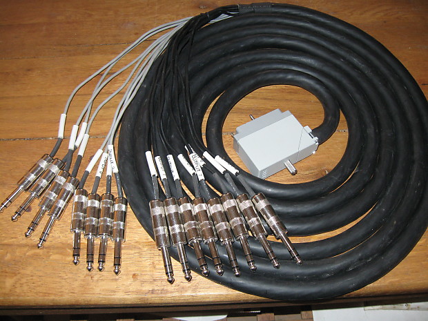 56-pin Elco/TRS (balanced) 8-channel I/O cable for ADAT 16 | Reverb