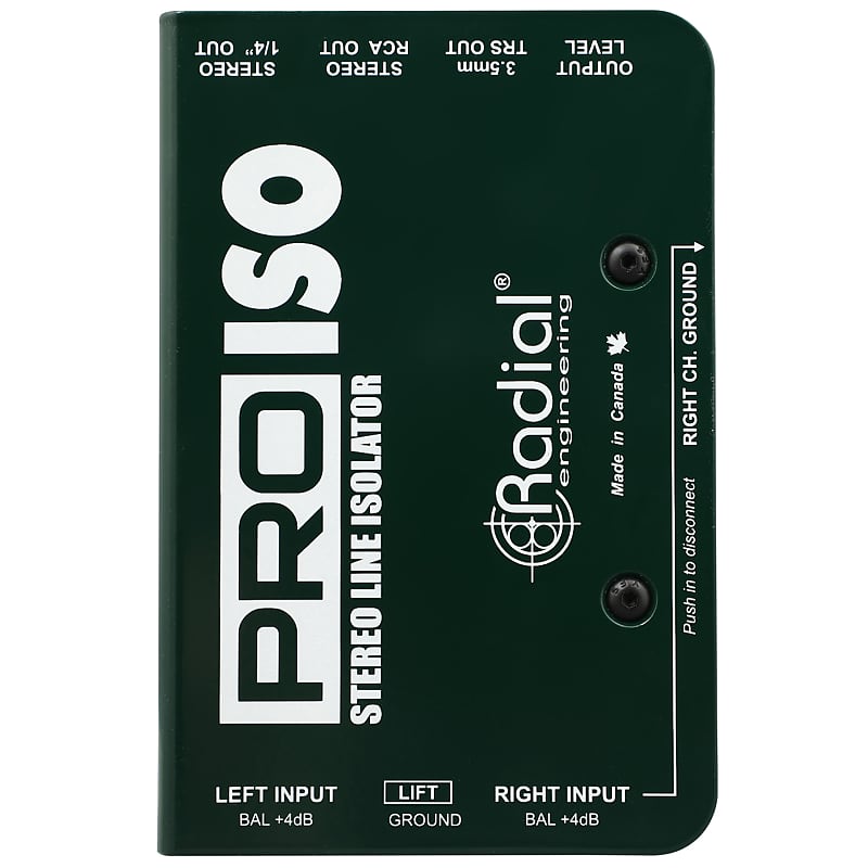 Radial Pro-Iso Stereo Line Isolator | Reverb Australia