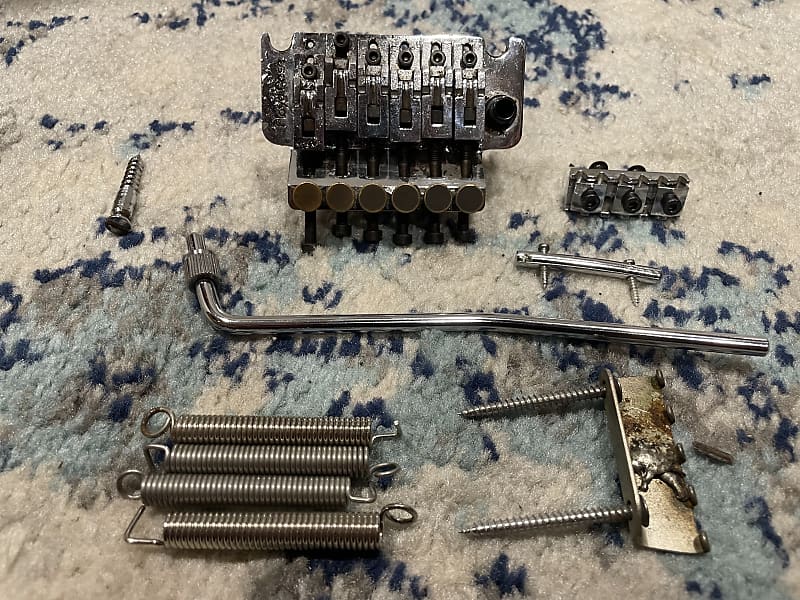 1984 Floyd Rose Original - Chrome - Made In Germany 1980's | Reverb