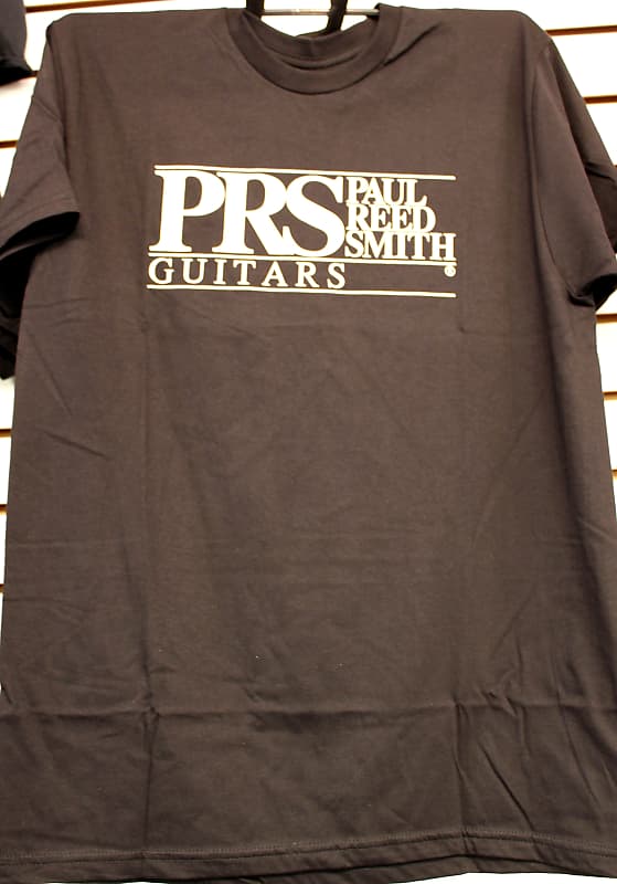 PRS Classic Block Logo T-Shirt Large Black | Reverb