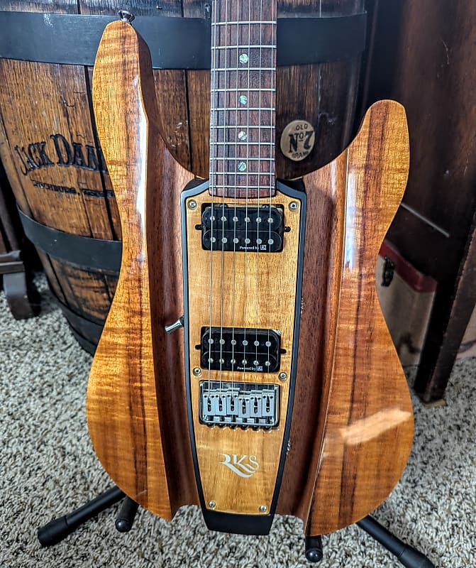 RKS Electric Guitar / Dave Mason / Curly Koa, Rare! 2007 | Reverb