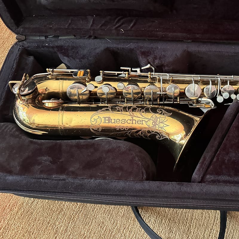 Buescher 400 tenor saxophone (~1968) with case | Reverb