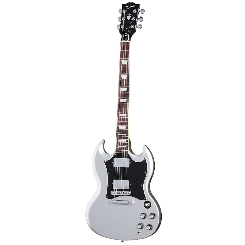 Gibson SG Standard Electric Guitar - Silver Metallic | Reverb