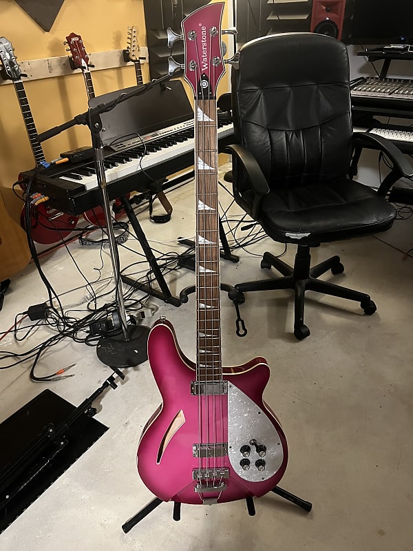 Waterstone Rickenbacker-esque 2000s - Hot Pink Fade | Reverb