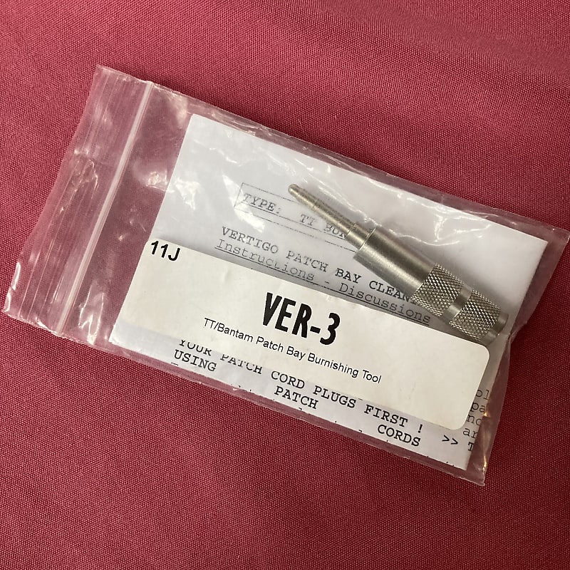 MINT AS NEW Vertigo TT Burnisher Cleaner Bantam Jack | Reverb