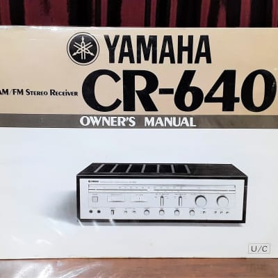 1979 Yamaha CR-640 Natural Sound AM/FM Receiver | Reverb