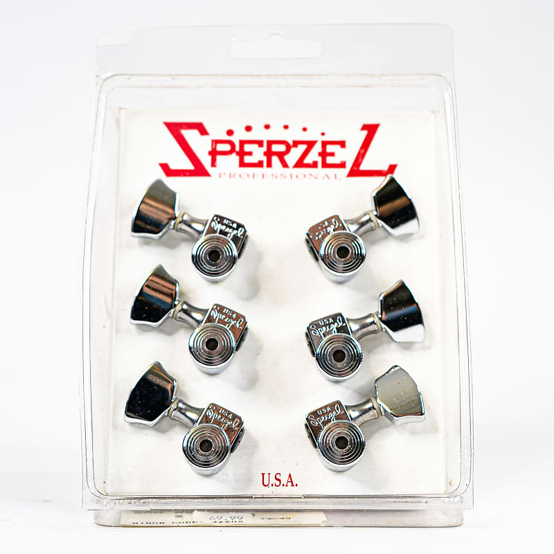 Sperzel Chrome 3+3 Locking Tuner Set w/ Reversible Knobs | Reverb