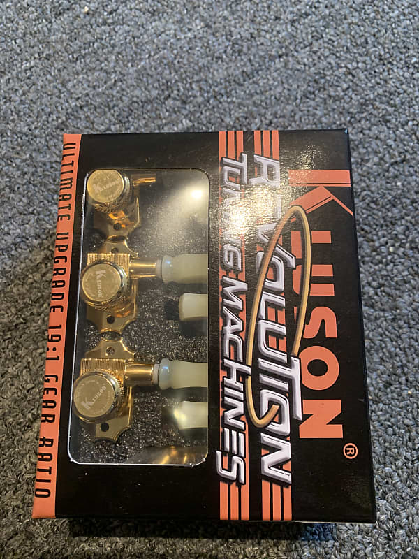 Kluson Kluson Revolution 3X3 Locking Tuners, Keystone Buttons | Reverb