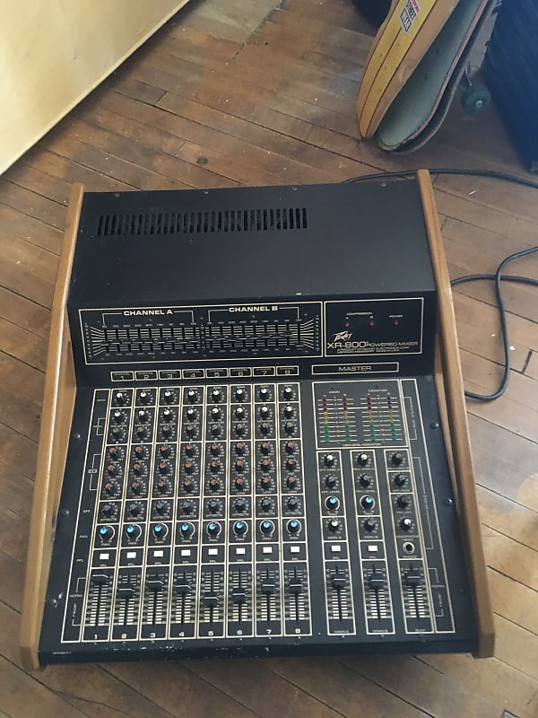 Peavey XD-800 Powered Mixer 1970’s Black | Reverb