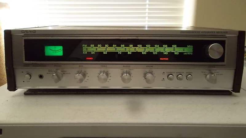 70's Vintage Craig Stereo 5000 Mdl 5501 Stereo Integrated | Reverb