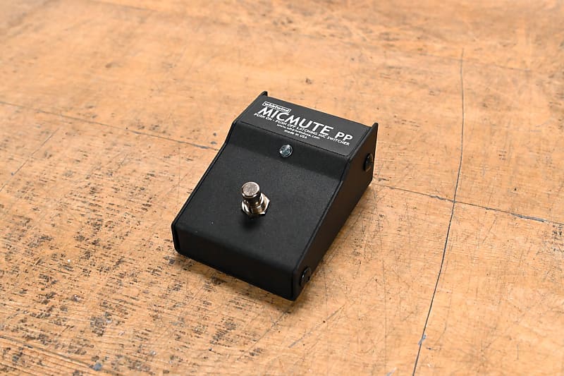 Whirlwind Micmute PP Foot Pedal Latching Microphone | Reverb Australia