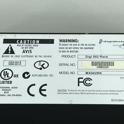 Digidesign Digi002 Black Lion Audio BLA 002R Rack 220/270XB | Reverb