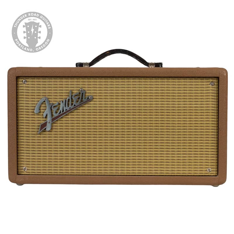 2001 Fender Reverb Tank Brown Tolex w/Wheat Grillcloth Made | Reverb