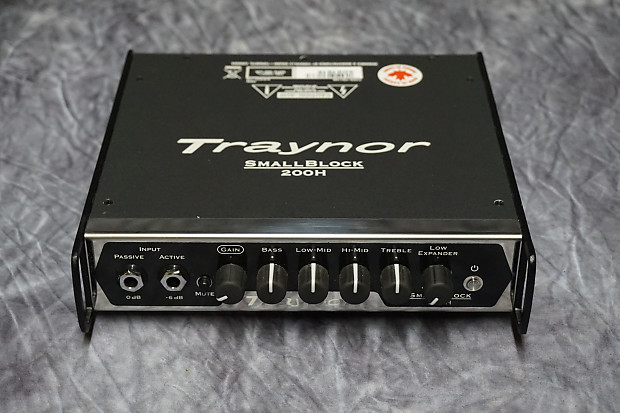 Traynor SB200H Small Block 200-Watt Bass Amp Head | Reverb