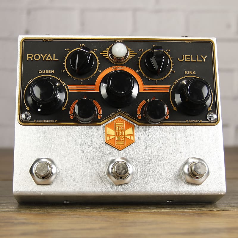 Beetronics Royal Jelly Overdrive Fuzz Blender Pedal w/Free | Reverb