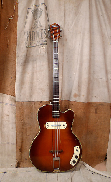 Kay Bass Guitar 1950's Sunburst | Reverb