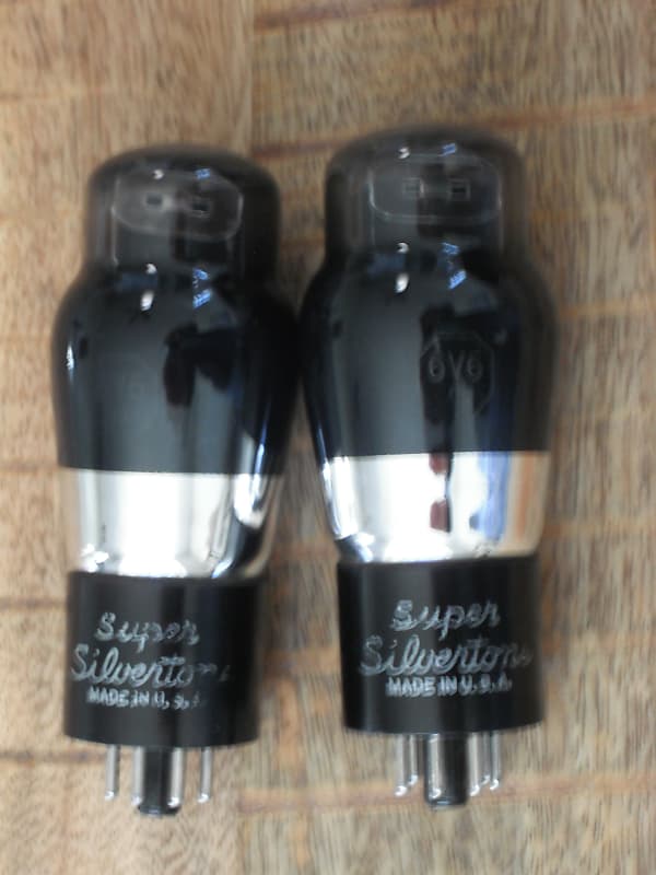 2 Silvertone 6V6G power tubes 40's or 50's? | Reverb