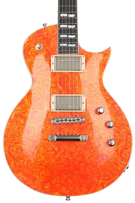 ESP USA Eclipse Electric Guitar - Radioactive Orange | Reverb