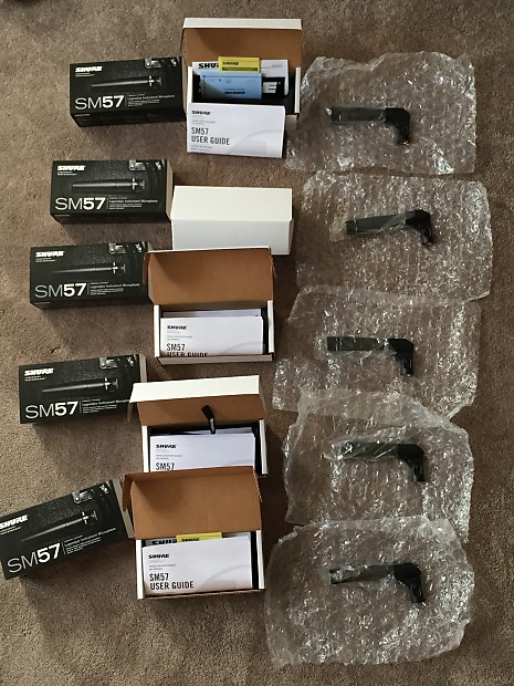 5x Shure SM57 2017 | Reverb