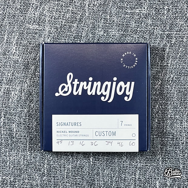 Stringjoy Signatures | 7-String Custom Gauge (9.5-60) Nickel | Reverb