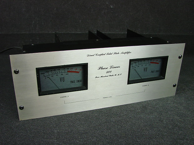 Phase Linear 400 Stereo Power Amp 400 Watt Rack Amplifier | Reverb