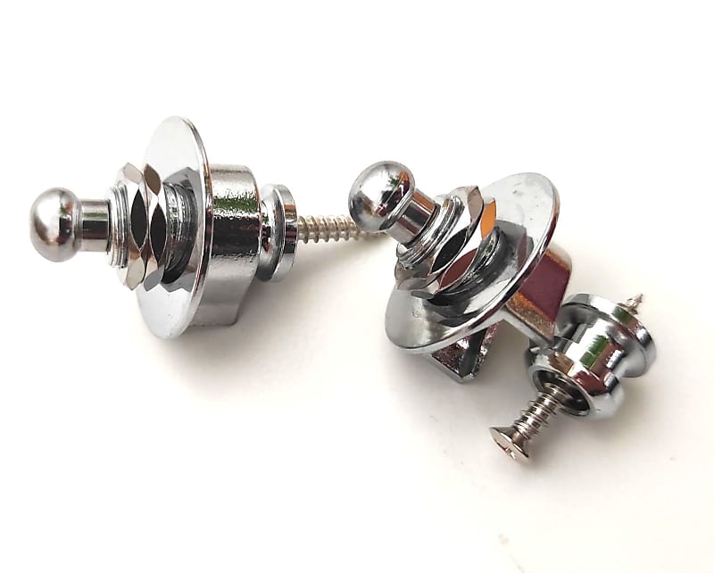 2 Chrome strap lock Security Locks Style | Reverb