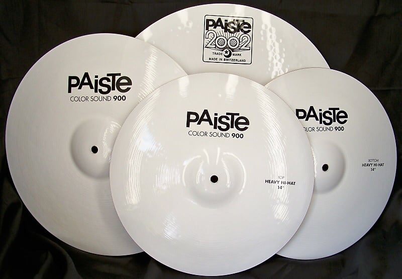 Paiste 2002-Color Sound 900 White 4 Pc Heavy Cymbal | Reverb