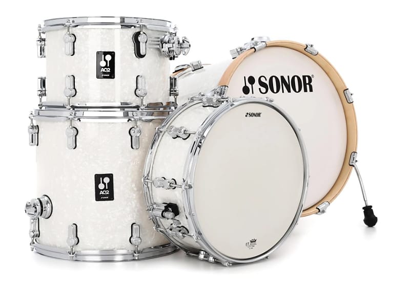 Sonor Drums AQ2 Maple Bop 4pc Kit White Marine Pearl | Reverb