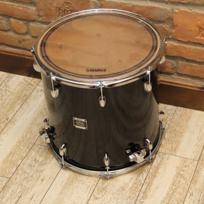 Yamaha Oak Custom 16x16 floor tom Musashi Black | Reverb