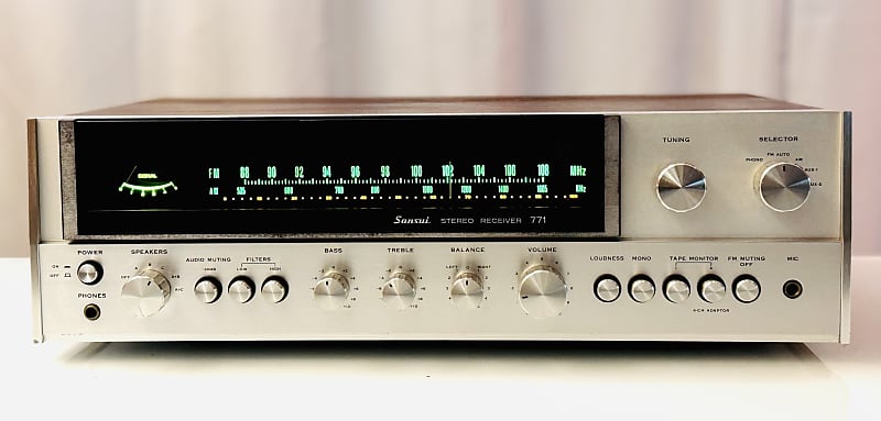 💥💥 Vintage Sansui 771 AM/FM Stereo Receiver - Serviced + | Reverb
