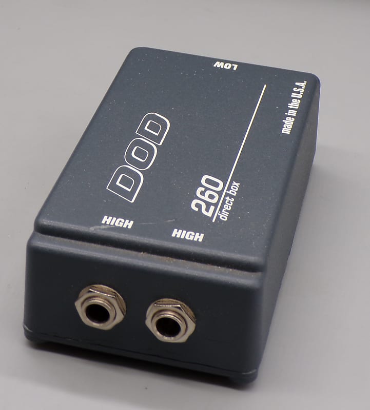 DOD 260 1980s direct box with partial box | Reverb