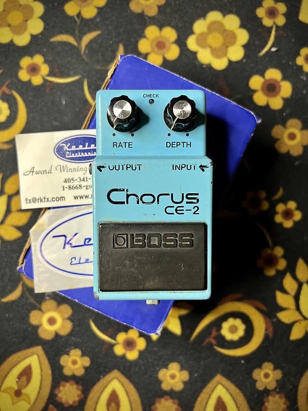 Boss Ce-2 silver screw keeley mod | Reverb