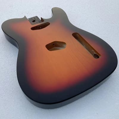 Tobacco Burst Alder Wood Telecaster Tele Style Guitar Body | Reverb