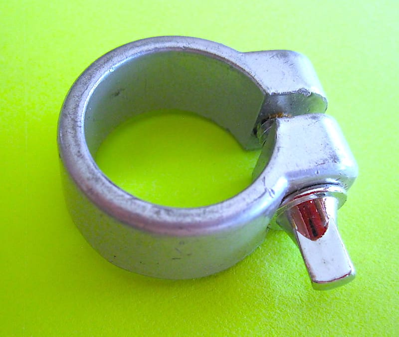 Gretsch 7/8" Left-Oriented Memory Lock, Gray Enamel - Vintage | Reverb