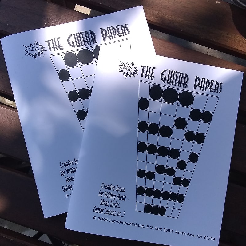 Nelson Jenstad The Guitar Papers 2005 - Paper white | Reverb