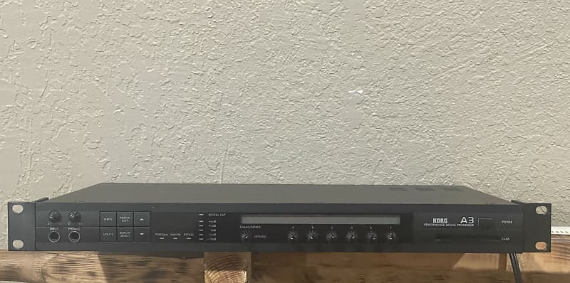 Korg A3 Digital Guitar Rack Multi Effects 90s Black | Reverb