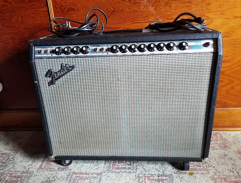 1972 Fender Twin Reverb Silverface | Reverb
