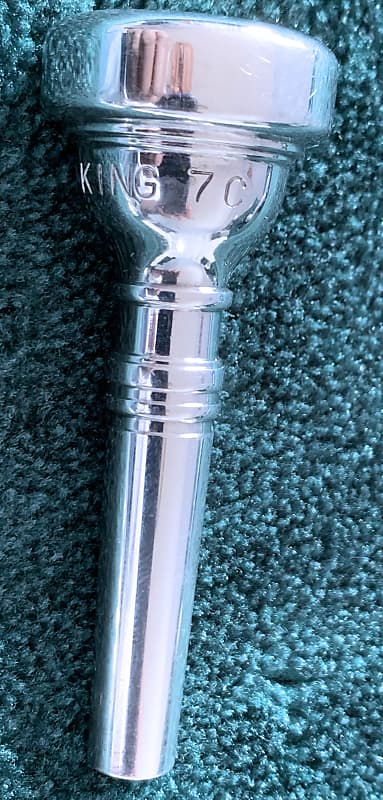 King 7C Cornet Mouthpiece - Silver plated | Reverb