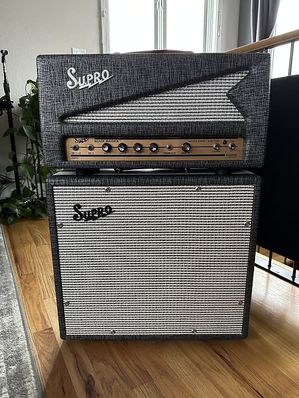 Supro 1695T Black Magick Head & 1790C Cabinet | Reverb