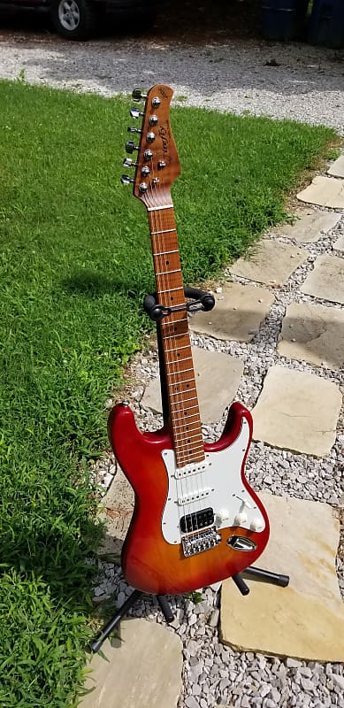 Firefly FFST 2025 - Cherry Sunburst W/ Roasted Flame Maple | Reverb