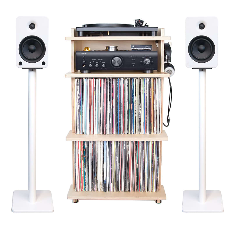 Line Phono: Turntable Stand / 32" Kanto Speaker Stands / | Reverb
