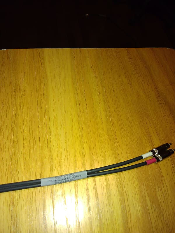 SoundTech USA 25' RCA Touring Cable - Black | Reverb